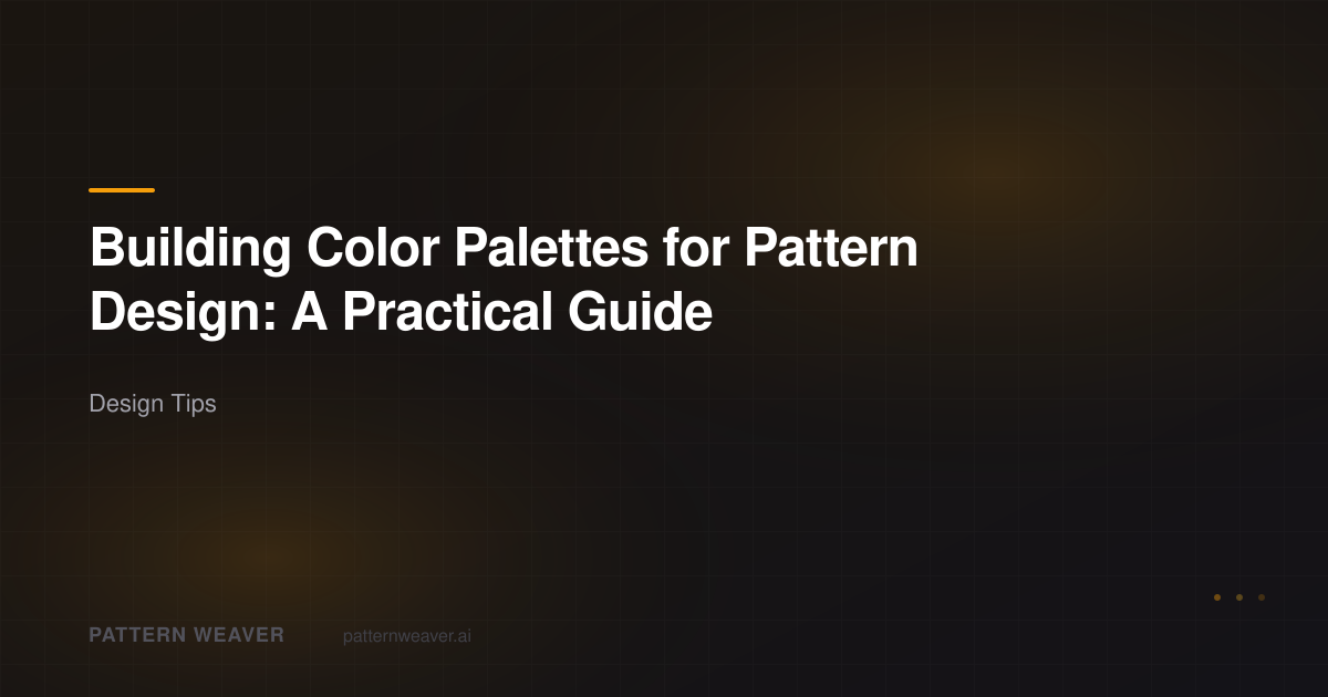 Color Palettes for Pattern Design: Practical Strategies & Industry ...